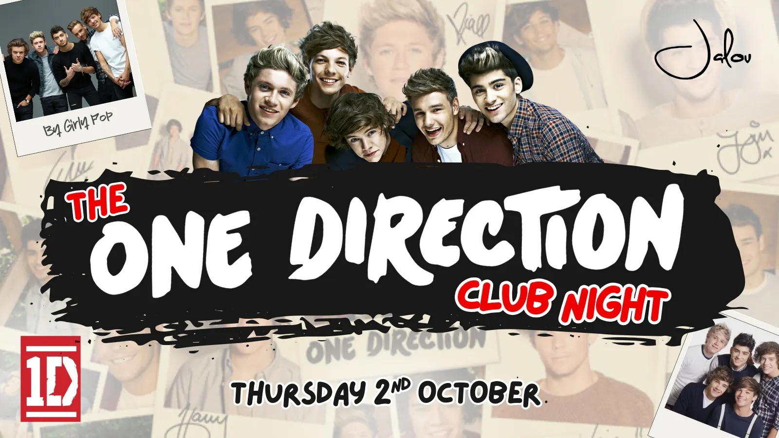 The ONE DIRECTION Club Night 🎤 at Jalou York, York on 2nd Oct 2025 ...