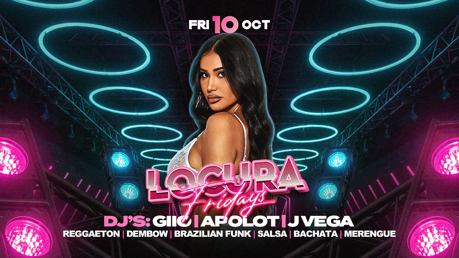 LOCURA FRIDAYS @PARADISE - at Paradise London Nightclub, London on 10th ...