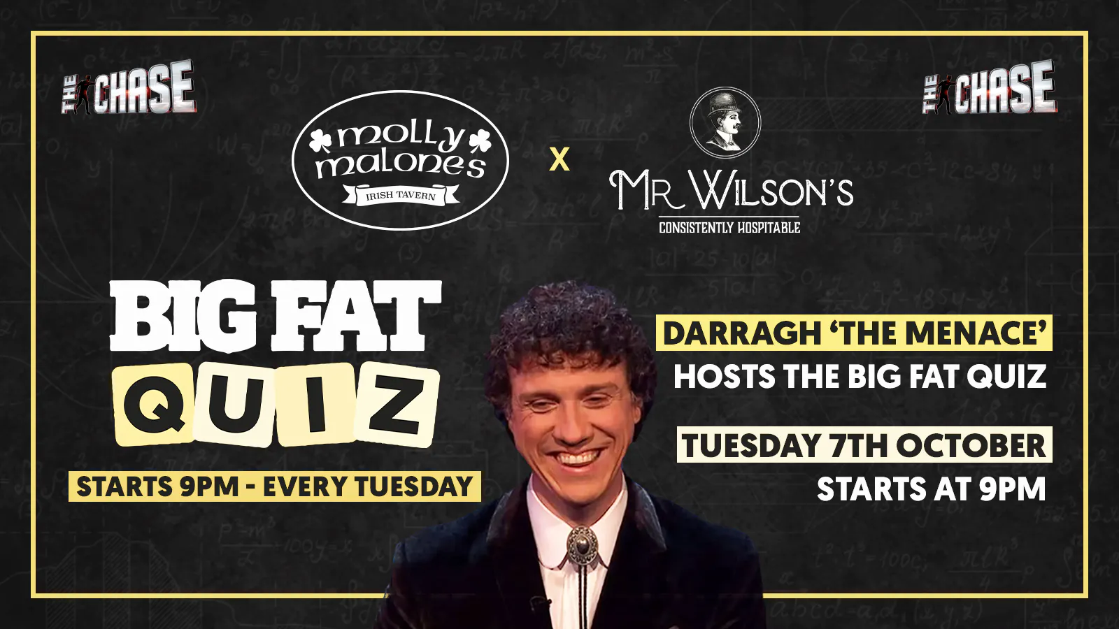 The Big Fat Quiz | Darragh 'The Menace' | Mr Wilsons at Mr Wilson's ...