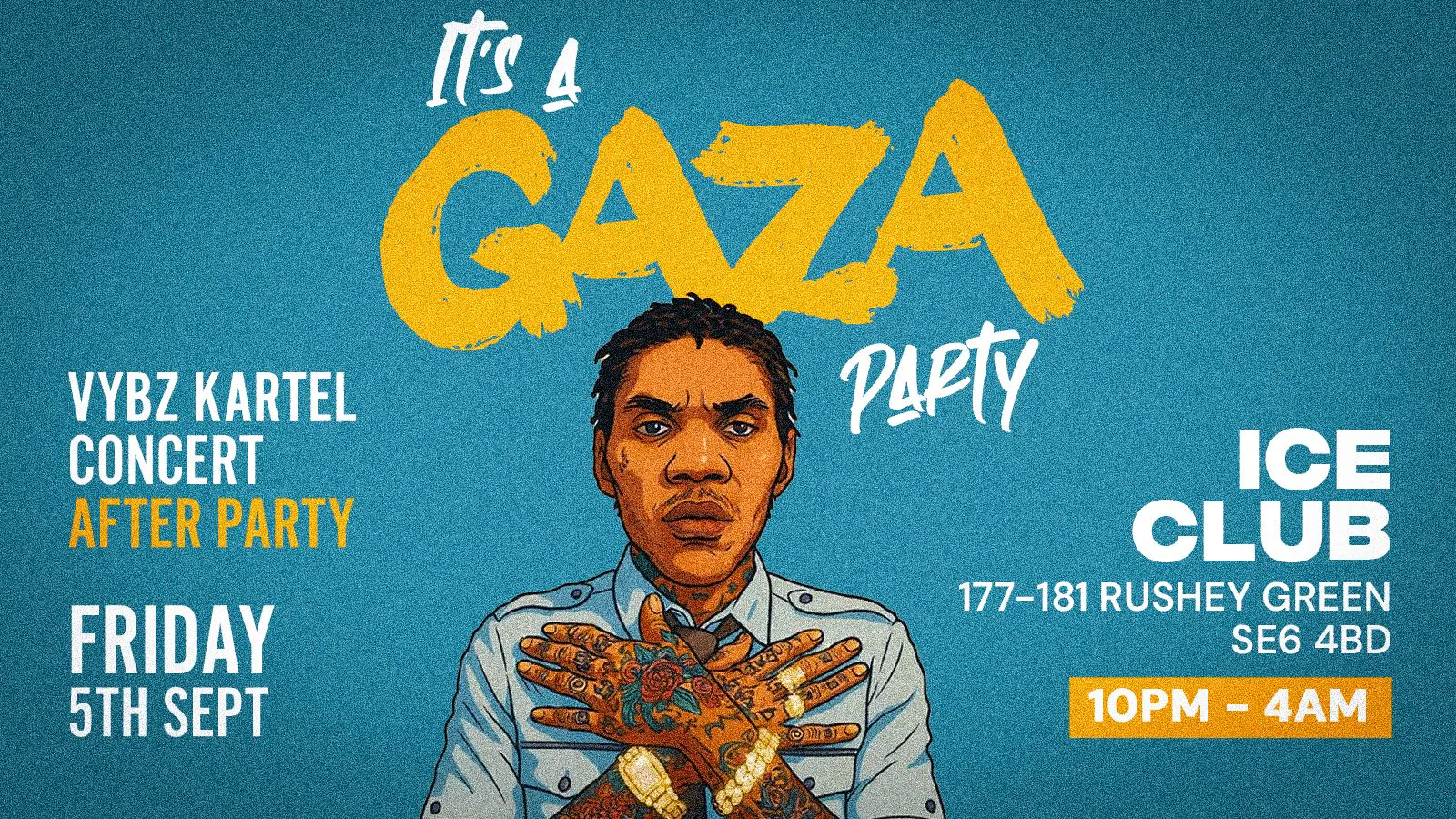 It's A Gaza Party ★ VYBZ KARTEL CONCERT AFTER PARTY ★ at Ice club ...