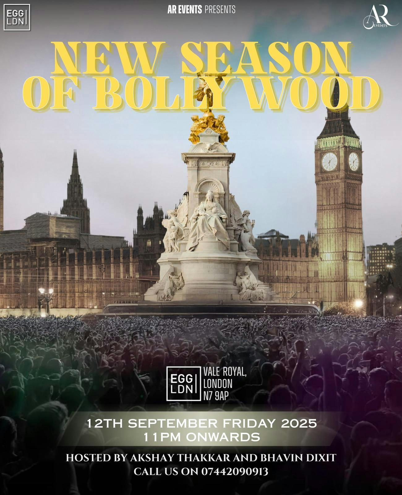 Season 2 - Bollywood Night; AR Events; EGG LONDON at Egg London ...