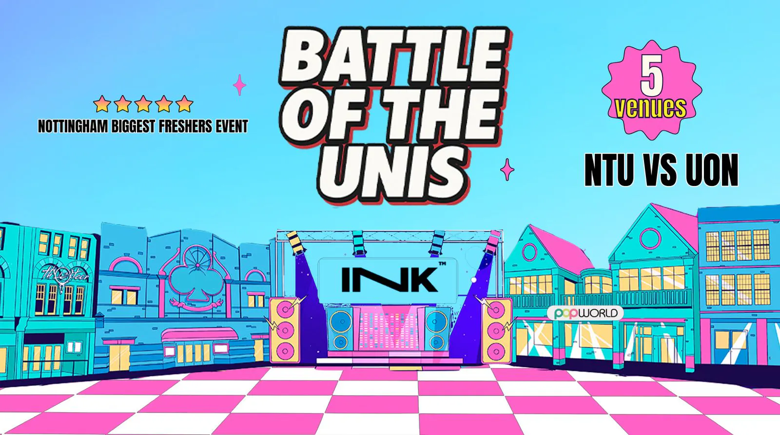 BATTLE OF THE UNIS BAR CRAWL - Nottingham's Biggest Bar Crawl - SOLD ...