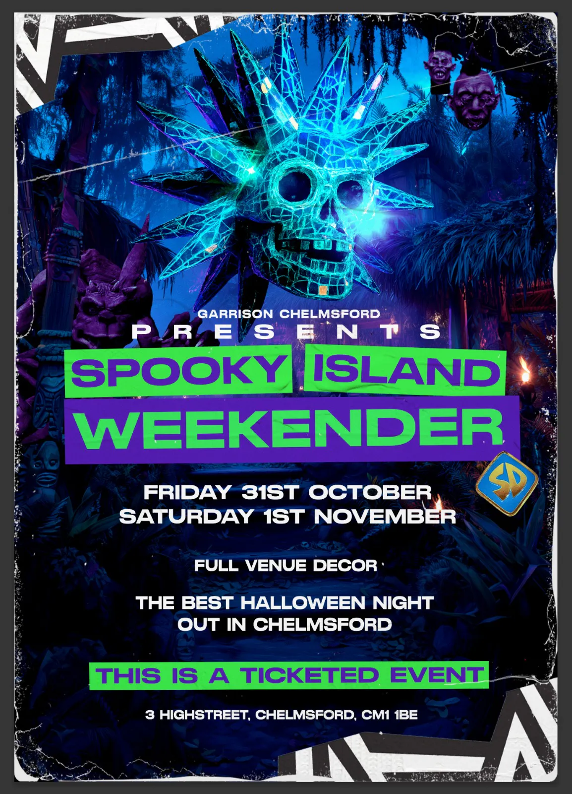 👻🎃 Spooky Island Halloween Friday 🎃👻 at The Garrison Tavern, Chelmsford ...