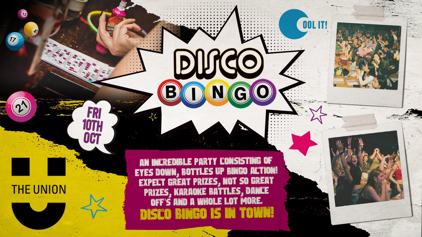 DISCO BINGO 🕺🏽🪩 - Manchester's Biggest Student Bingo! at The Union at ...