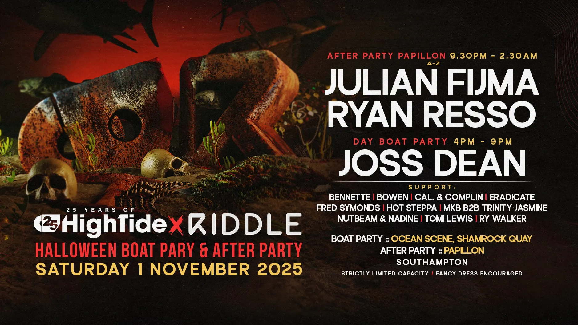 TONIGHT - High Tide & Riddle Halloween - Final Tickets for the Boat and ...