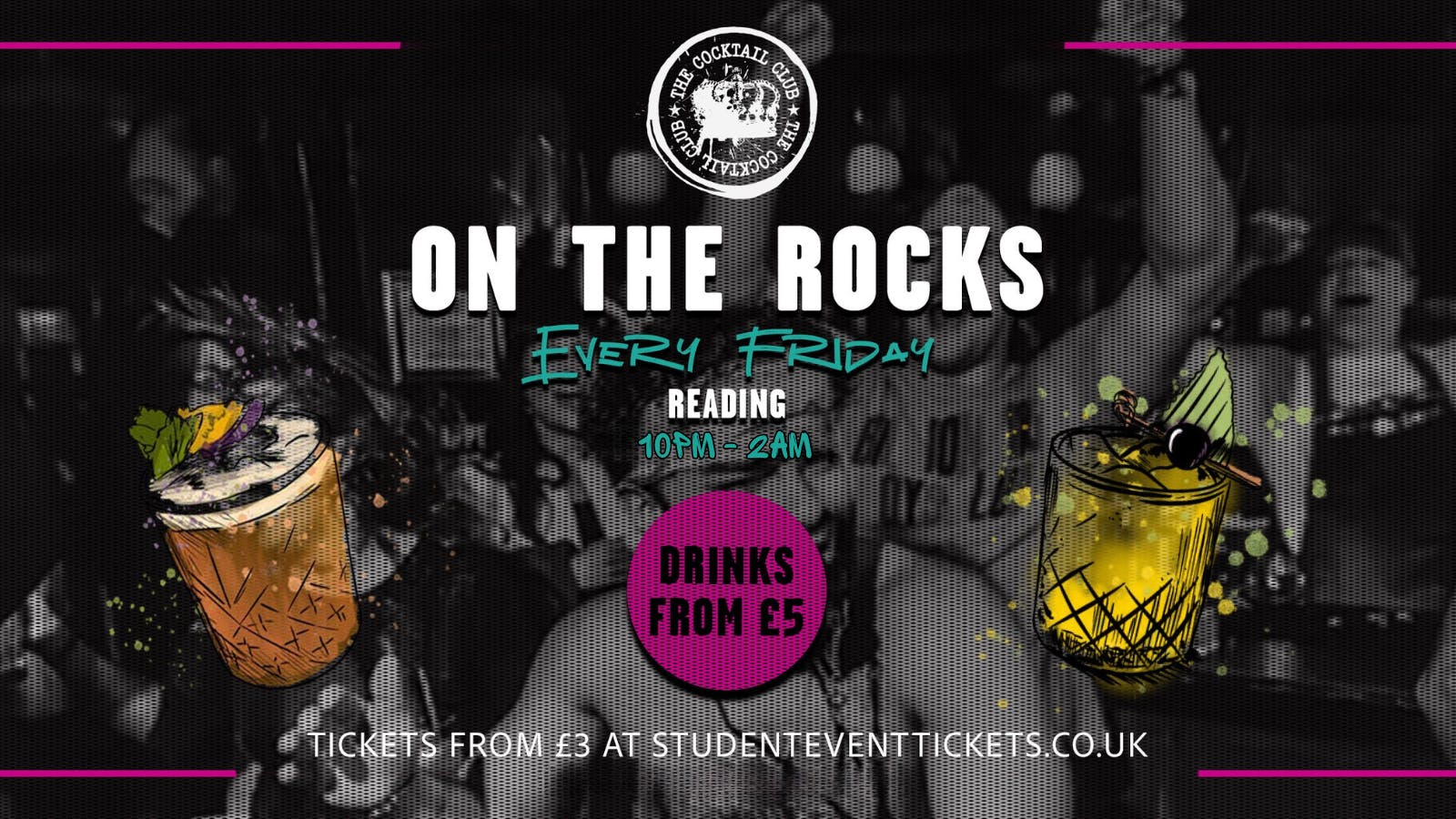 On The Rocks @ The Cocktail Club Reading - Friday 3rd October // £6 ...
