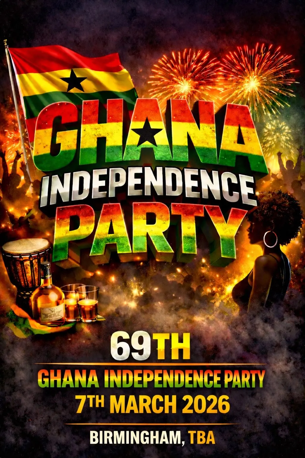 GHANA TAKE OVER 69th GHANA INDEPENDENCE DAY PARTY at 44, lounge ...
