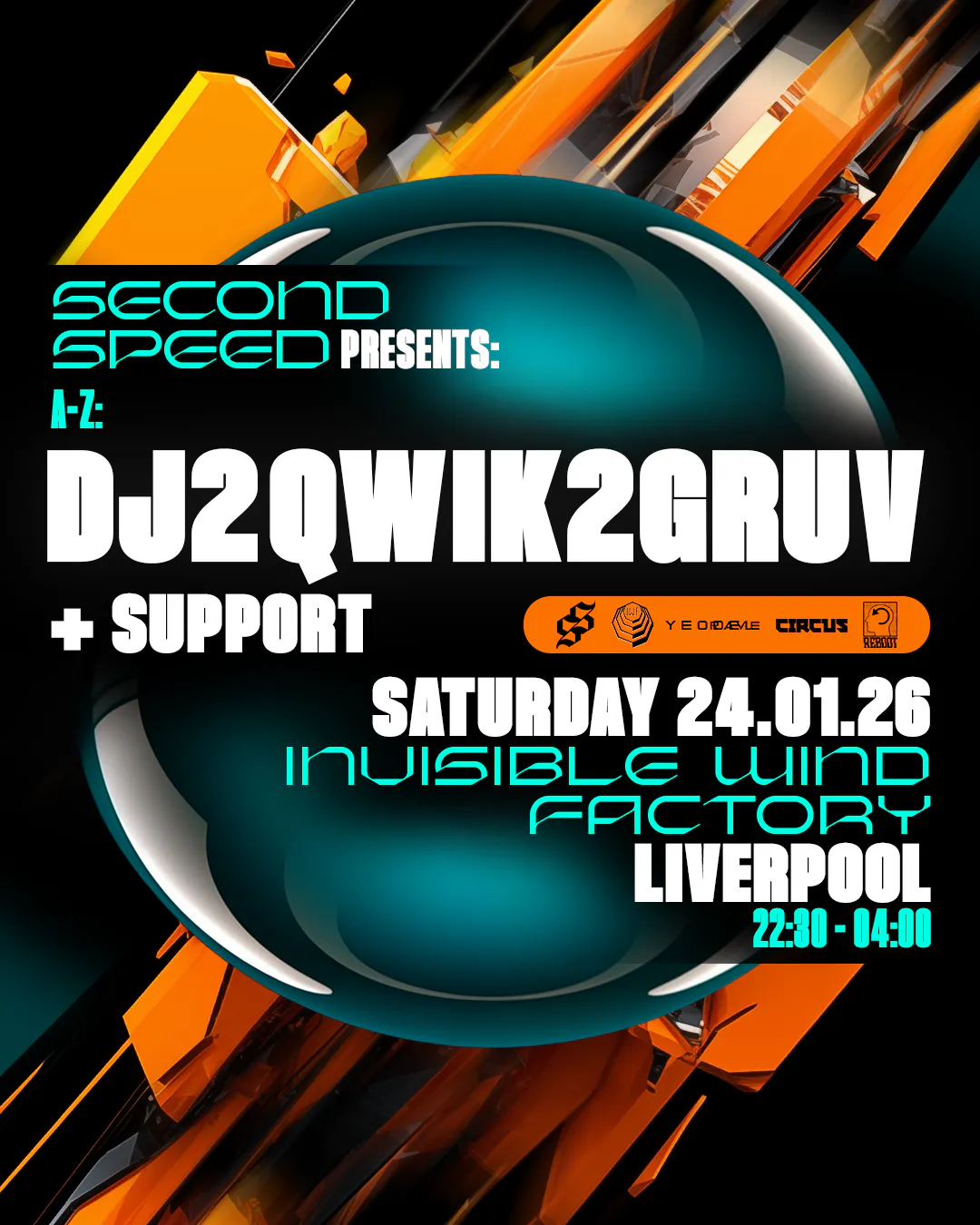Second Speed: 2qwik2gruv at Invisible Wind Factory Liverpool at ...