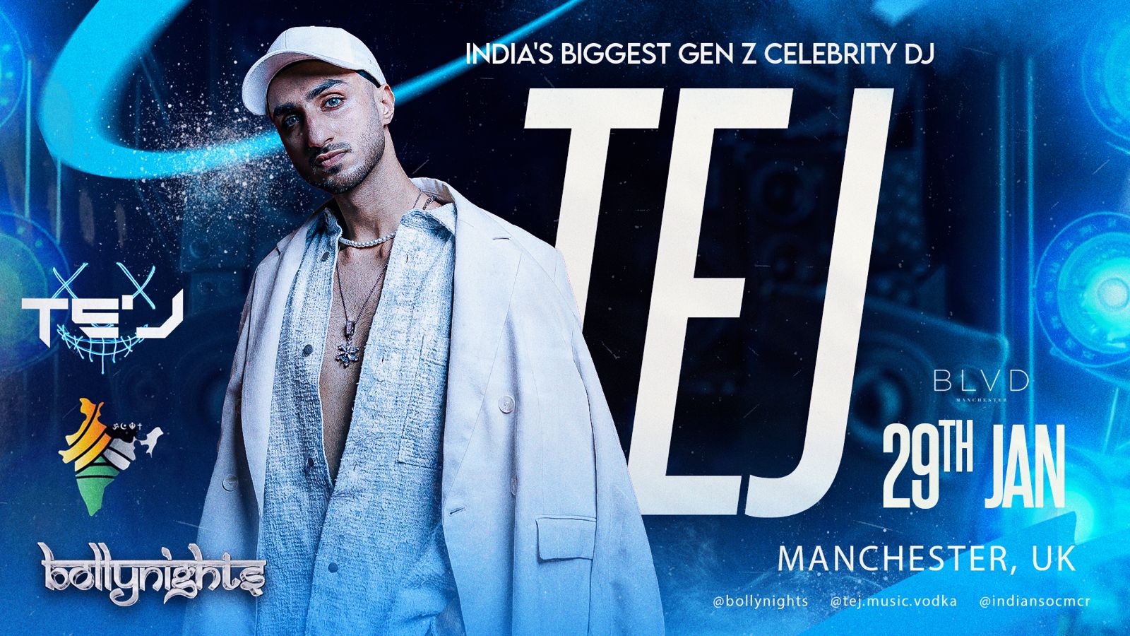 Bollynights Manchester - Tej Music Vodka | Thursday 29th January | BLVD ...