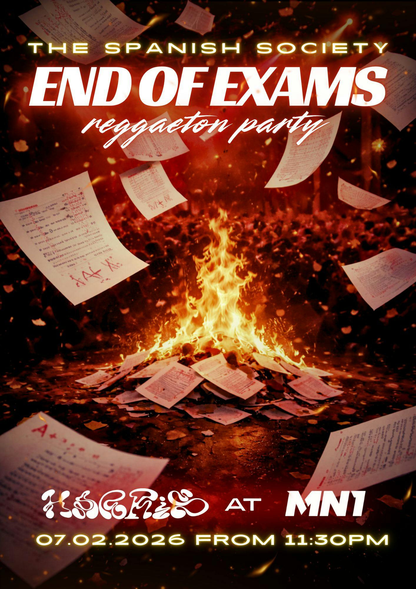 Reggaeton Party - End of Exams at MN1 Manchester, Manchester on 7th Feb ...