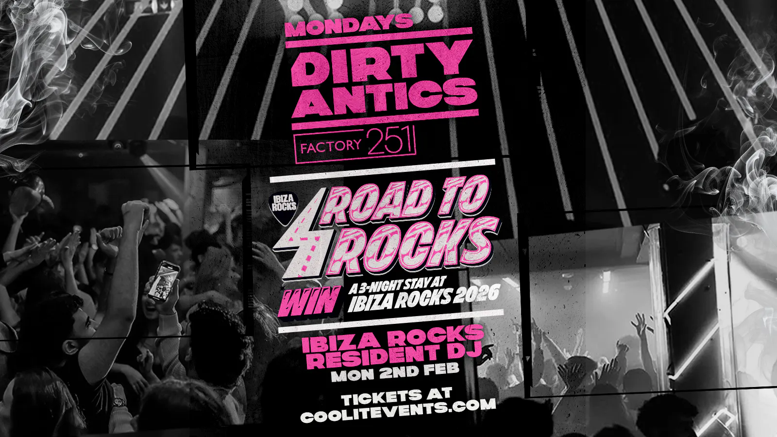 🔺⚡️ DIRTY ANTICS IBIZA ROCKS SPECIAL ⚡️🔺 WIN A HOLIDAY TO IBIZA / IBIZA ...