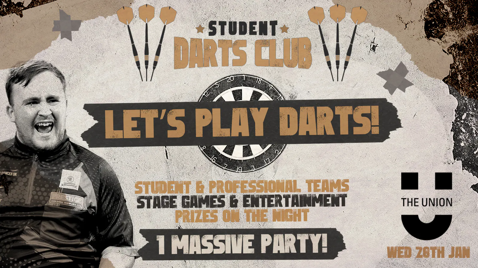 STUDENT DARTS CLUB @ THE MMU UNION - Ticket Includes Entry to WE ️ ...