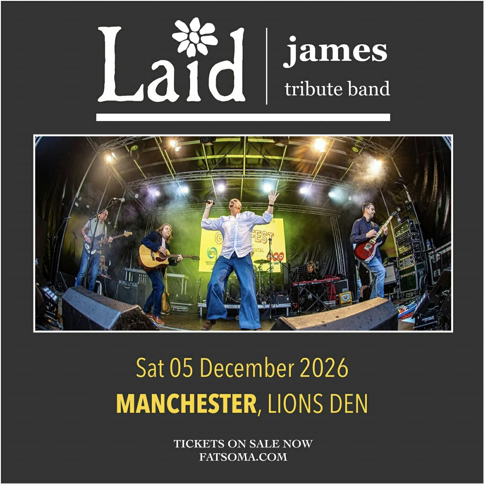 Laid - A Tribute To JAMES - Live At Lions Den, Manchester at Lions Den ...