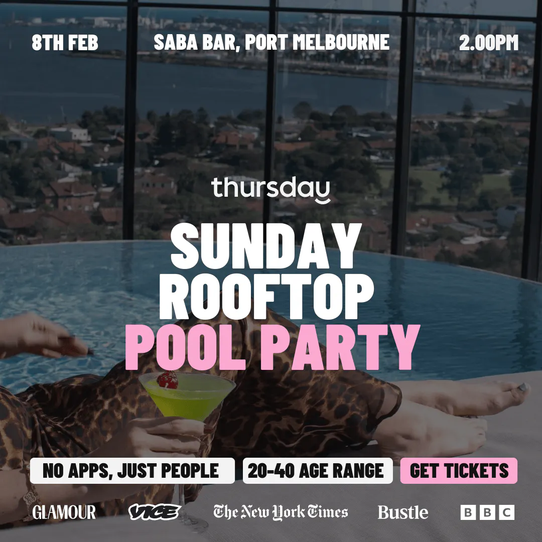 Sunday | Rooftop Pool Party | Port Melbourne at The Saba Rooftop, Port ...