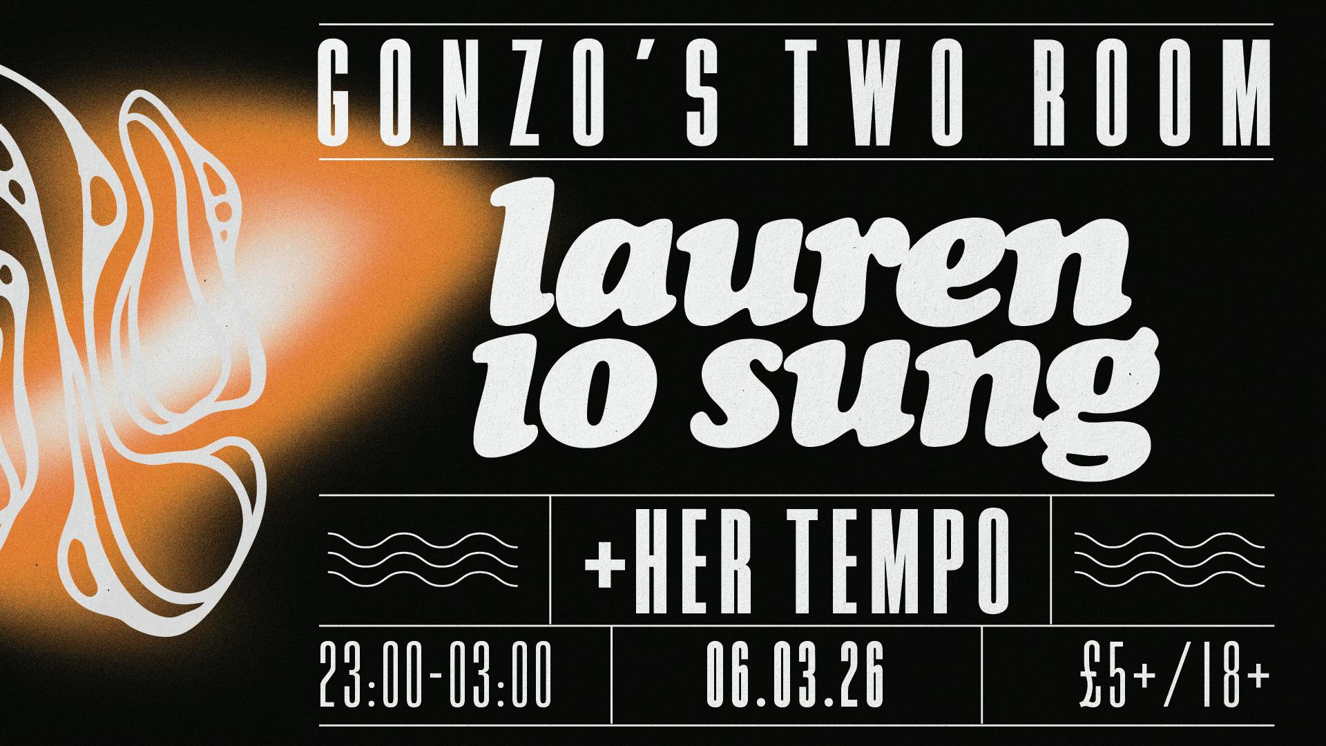 Lauren Lo Sung at Gonzo's Tea Room, Norwich on 6th Mar | Fatsoma