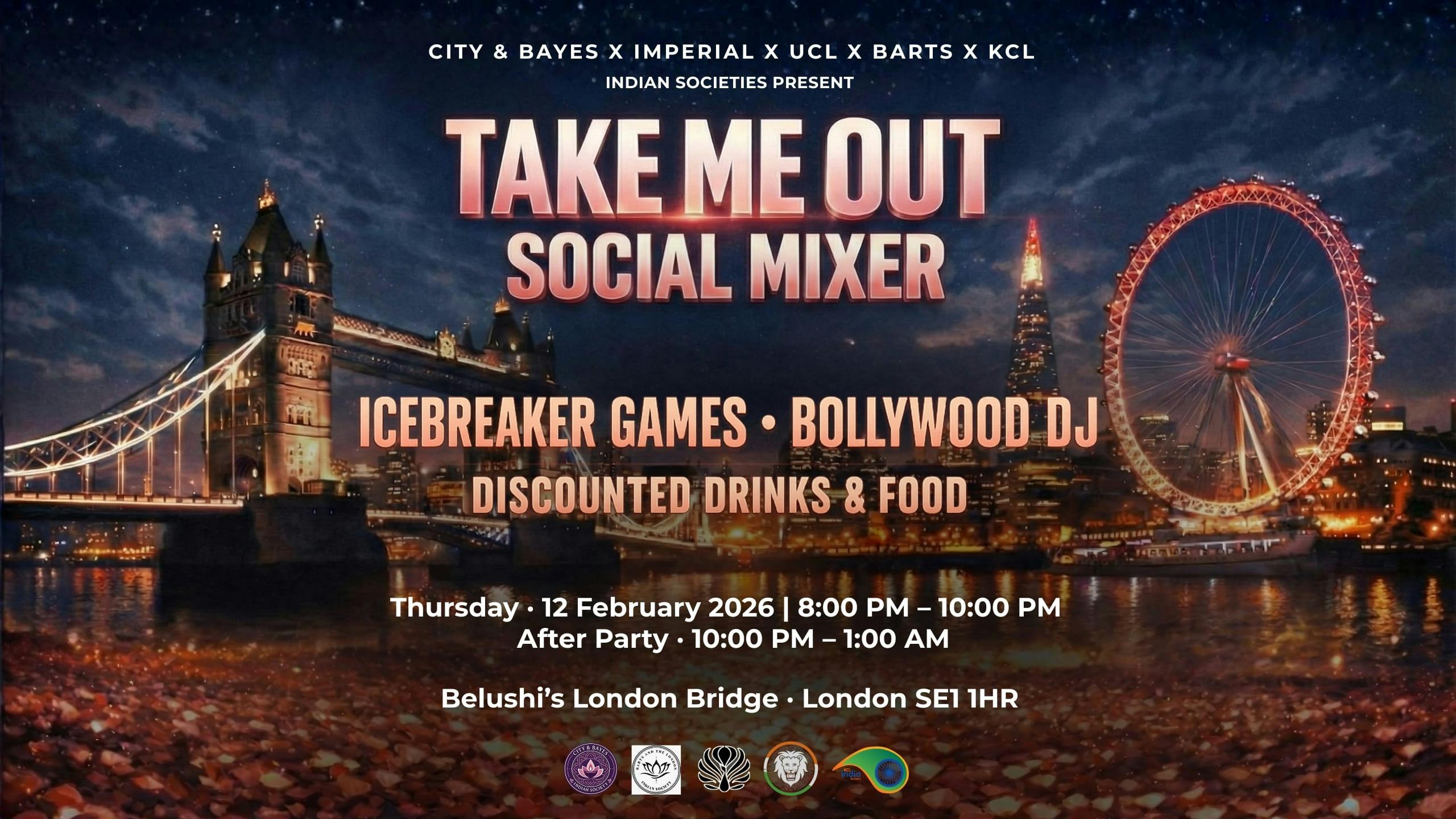 Imperial Indian Society's Take Me Out Valentine's Day Social Mixer at ...