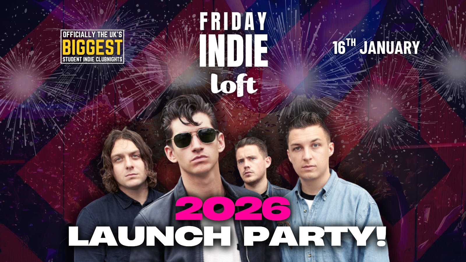 Friday Indie at Loft - 2026 LAUNCH PARTY - 16th January at Loft Durham ...