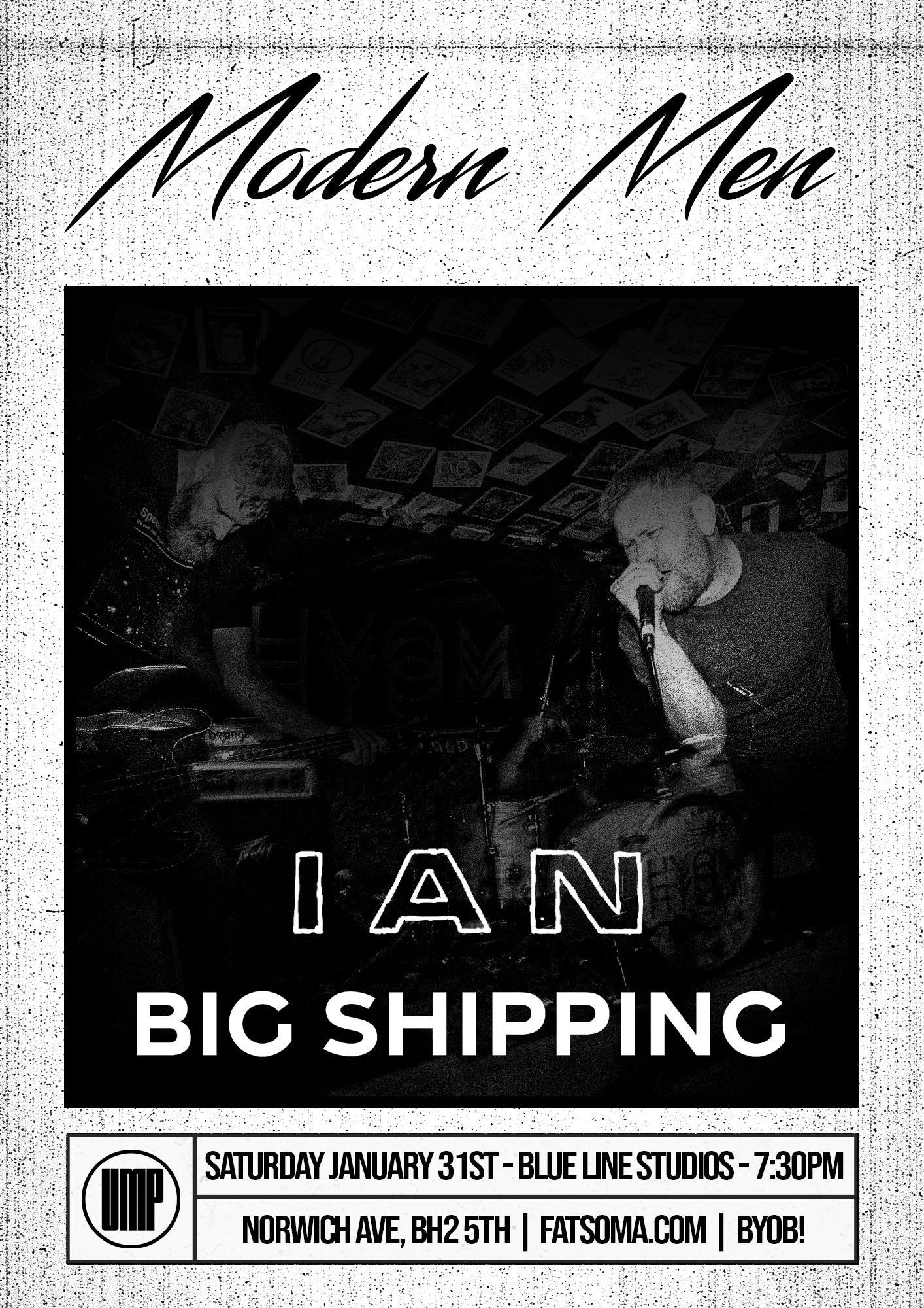 Modern Men & IAN + Big Shipping at Blue Line Studios, Bournemouth on ...