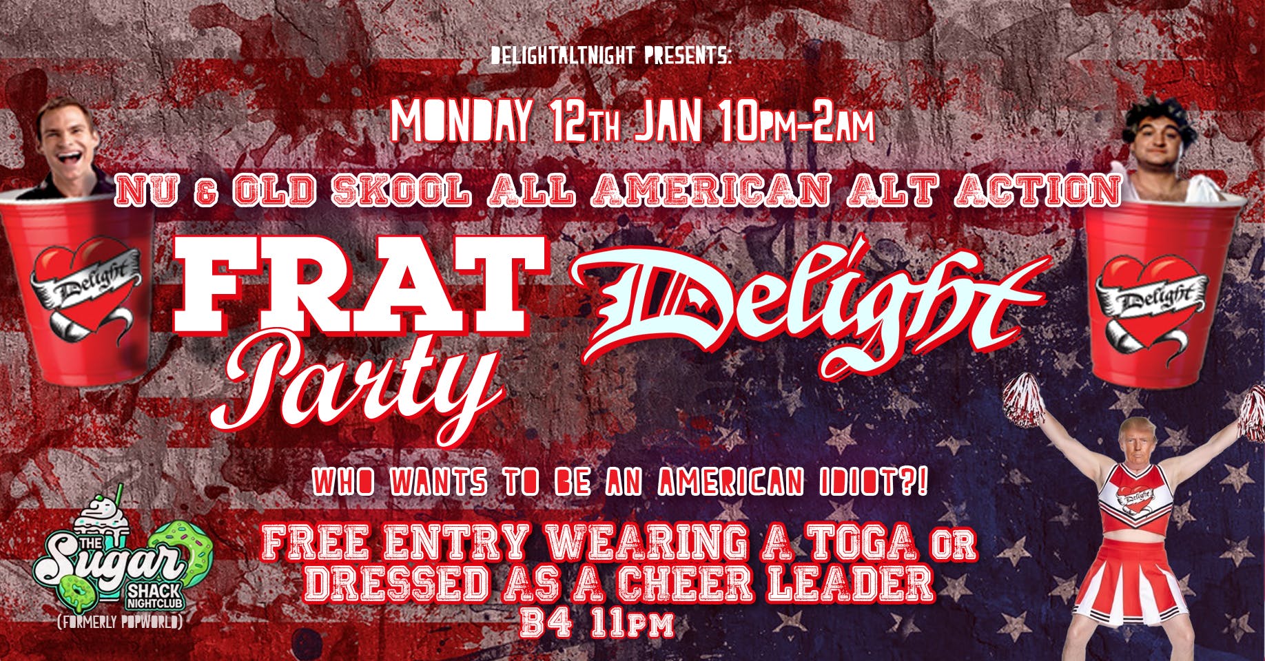 Delight: FRAT PARTY at The Sugar Shack Nightclub - Portsmouth ...