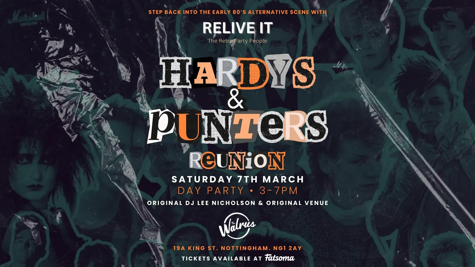 Hardy's & Punters Reunion at The Walrus, Nottingham on 7th Mar | Fatsoma