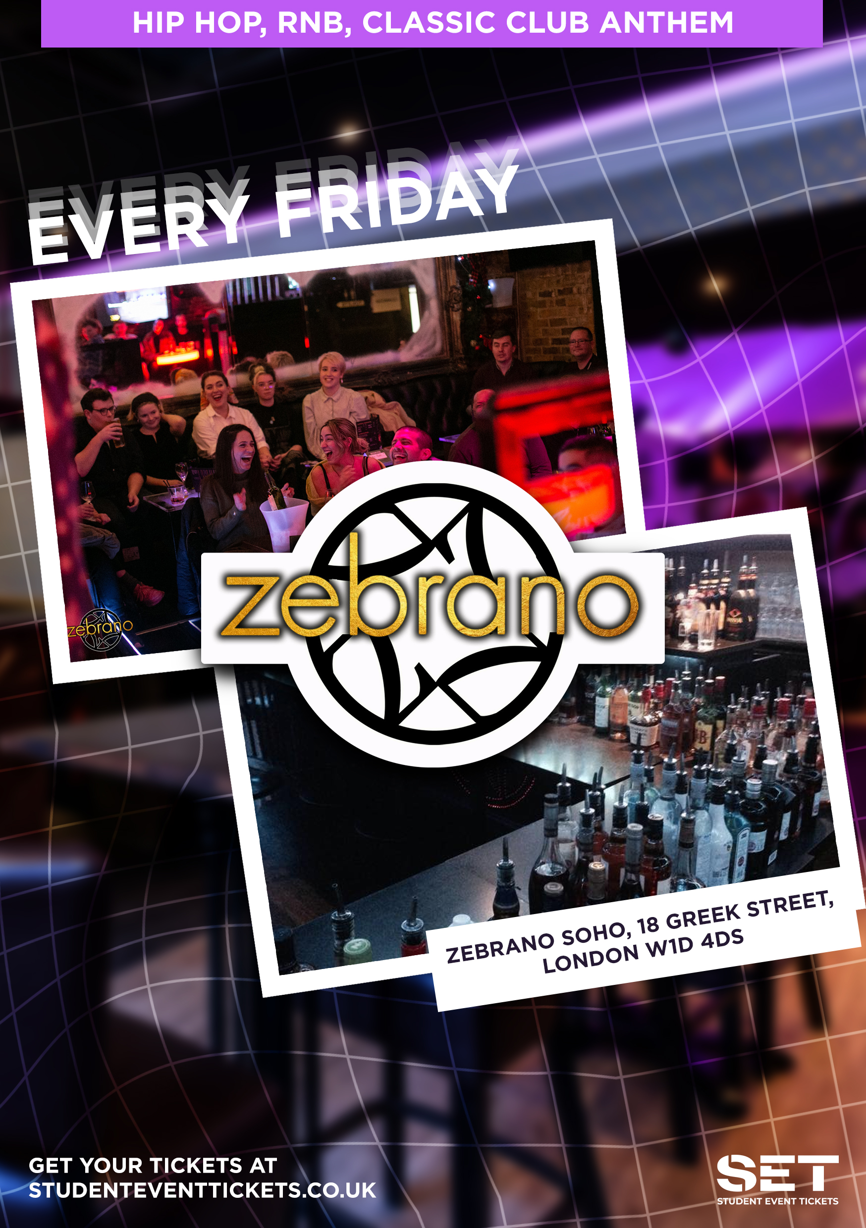 FRIDAYS @ ZEBRANO SOHO (LONDON) - 6TH FEBRUARY at Soho Zebrano, London ...