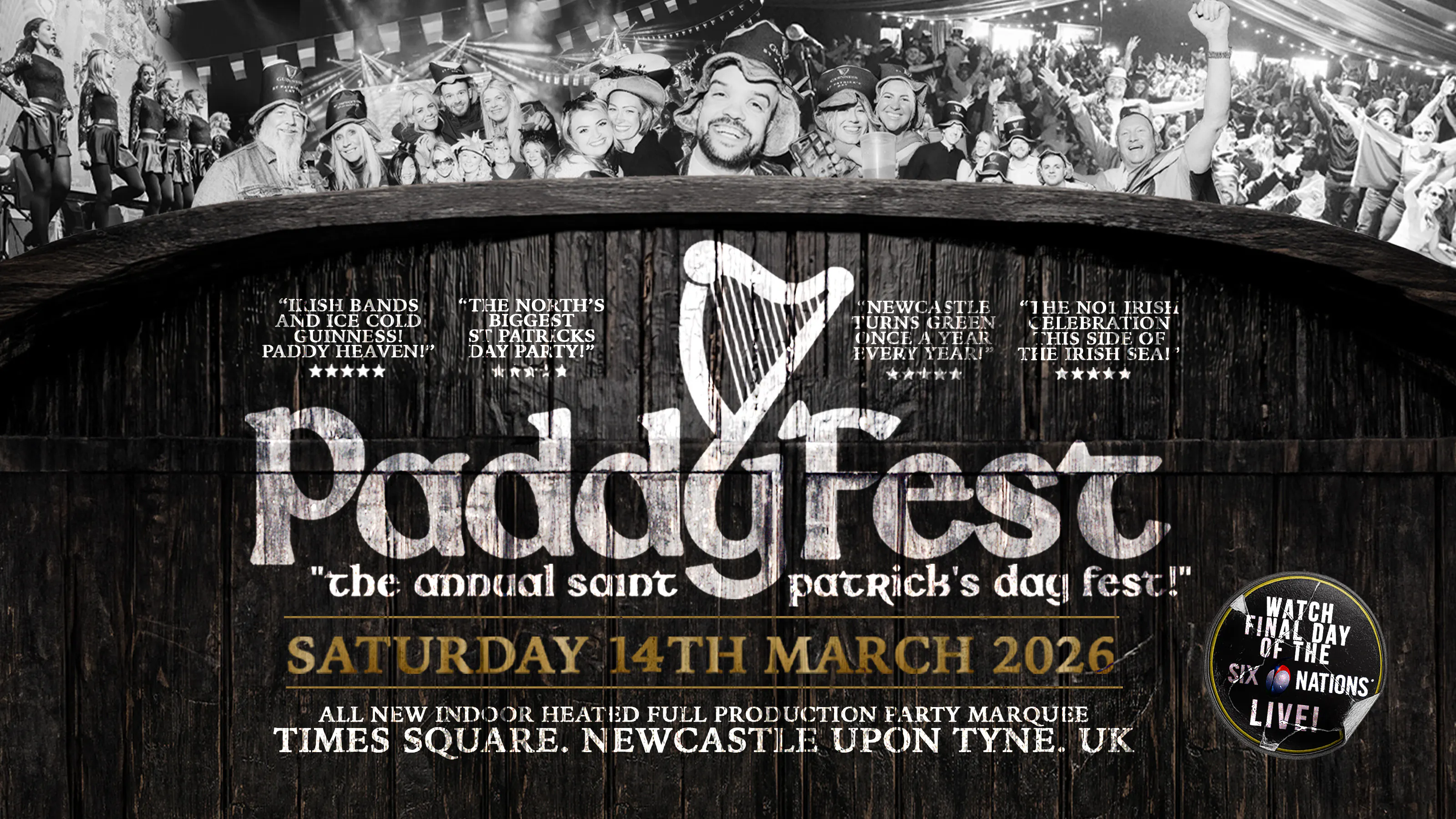 Paddy Fest 2026 ☘️ The North East's Original St Patricks Day Festival ☘ ...