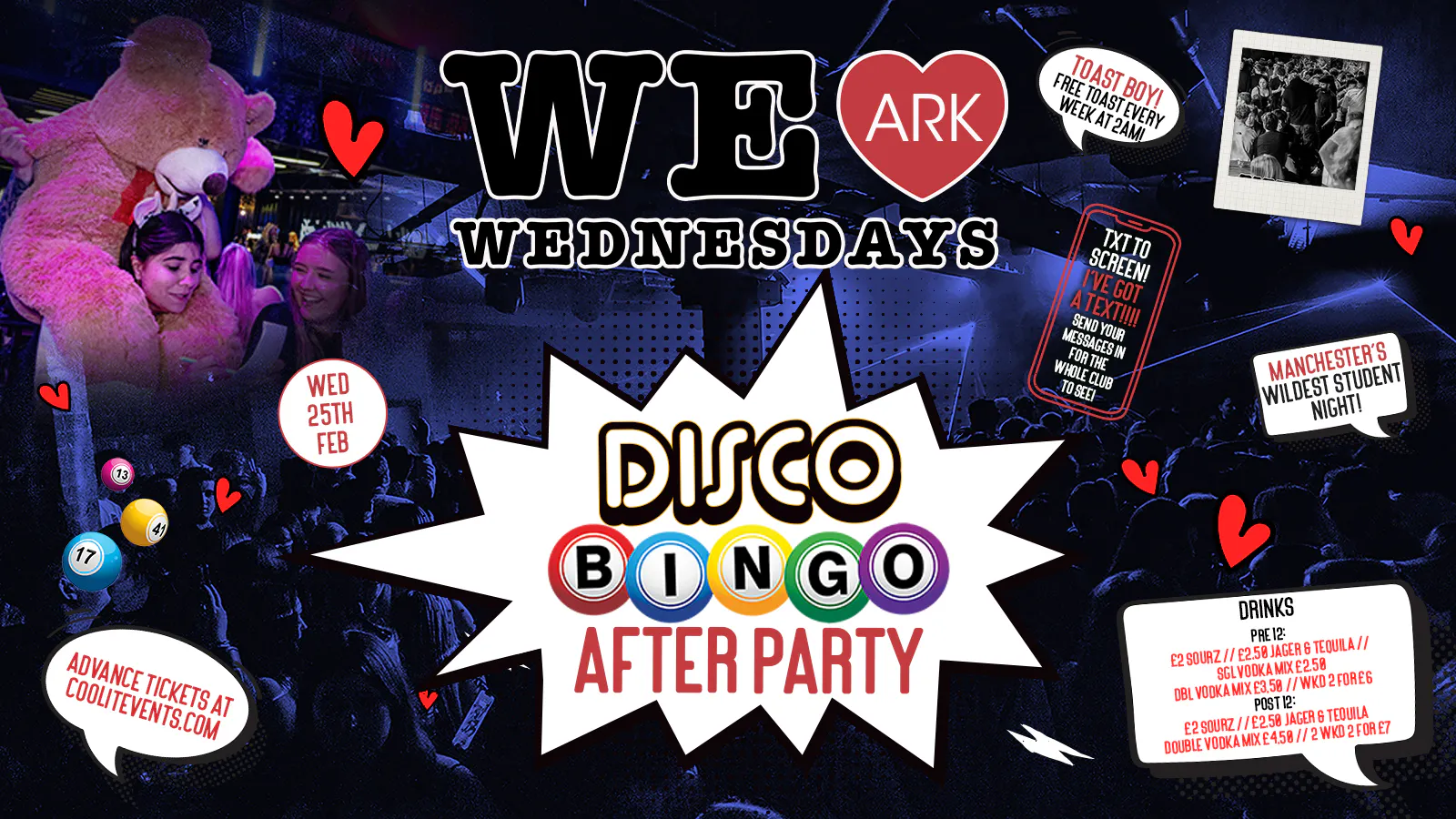 WE LOVE ️ WEDNESDAYS - The Disco Bingo After Party! Manchester's ...