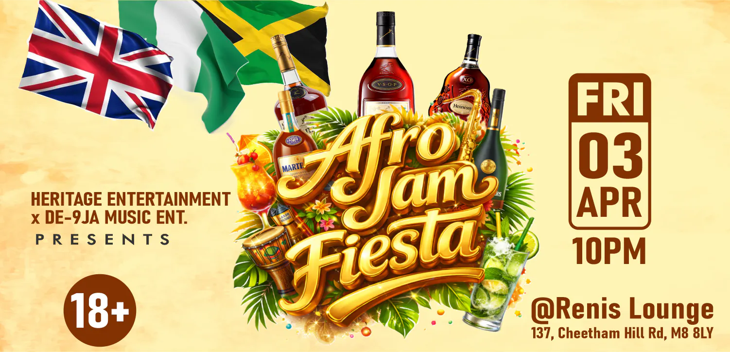 Afro Jam Fiesta – The Ultimate Afro Vibe Night at Renis Lounge ...