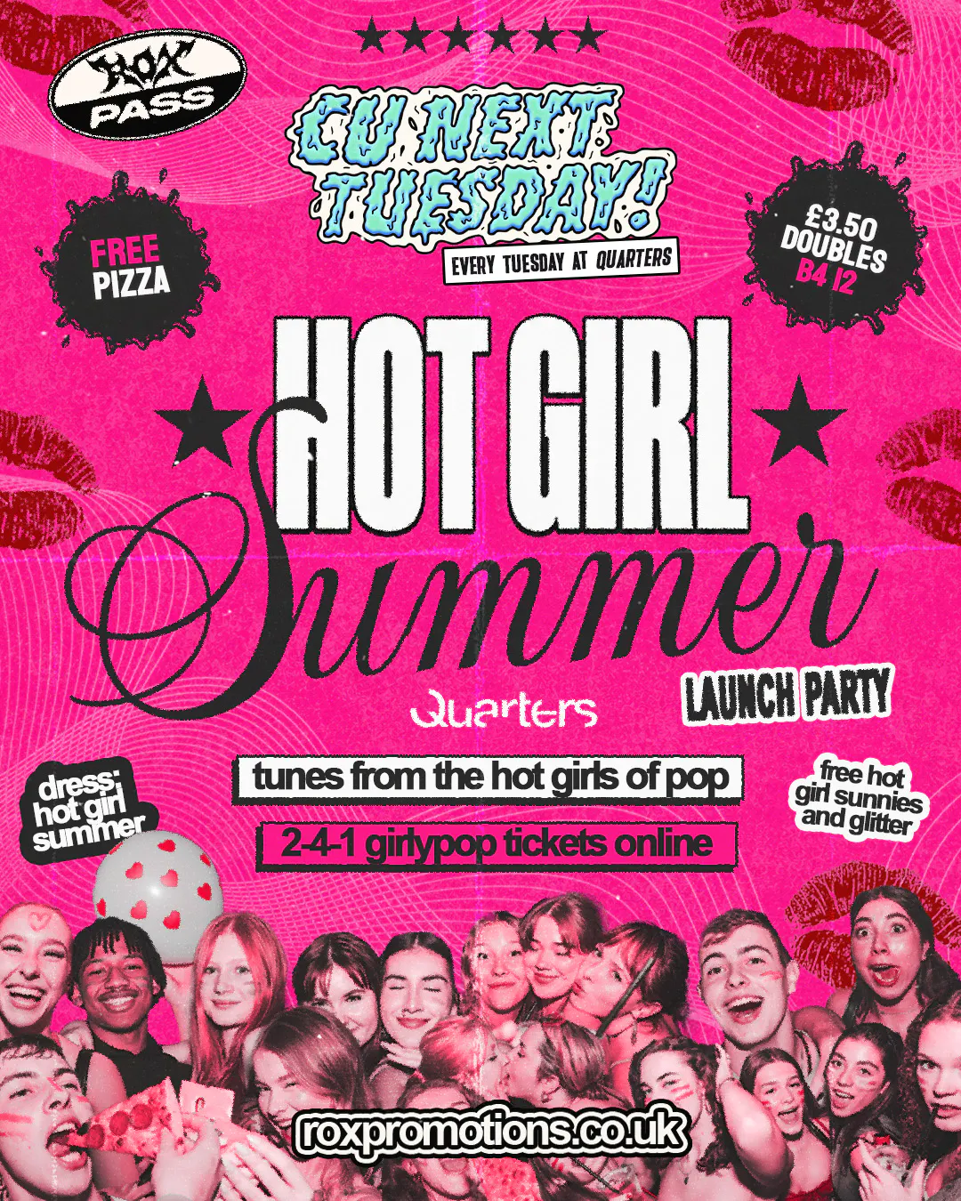 CU NEXT TUESDAY | ☀️💋HOT GIRL SUMMER 💋☀️ | 09/06/2026 at Quarters ...