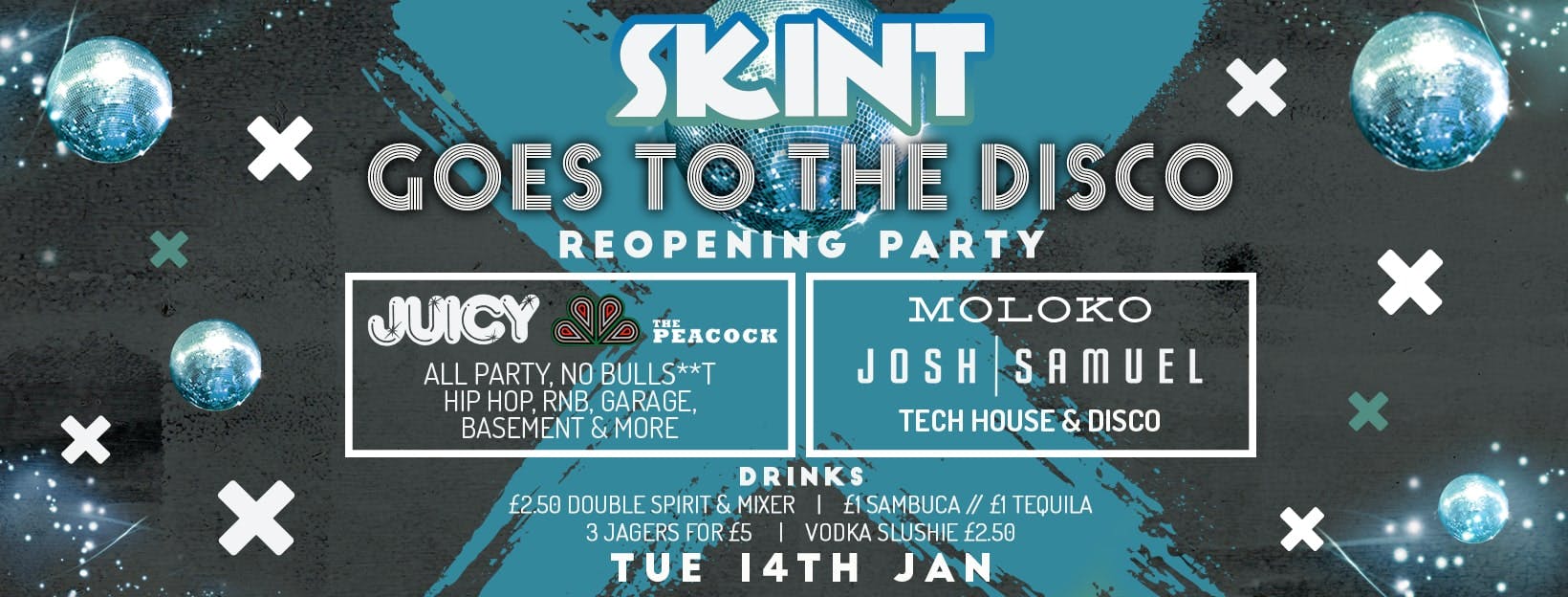 SKINT Tuesdays - Goes To The Disco at St Peter square (Peacock & Moloko ...