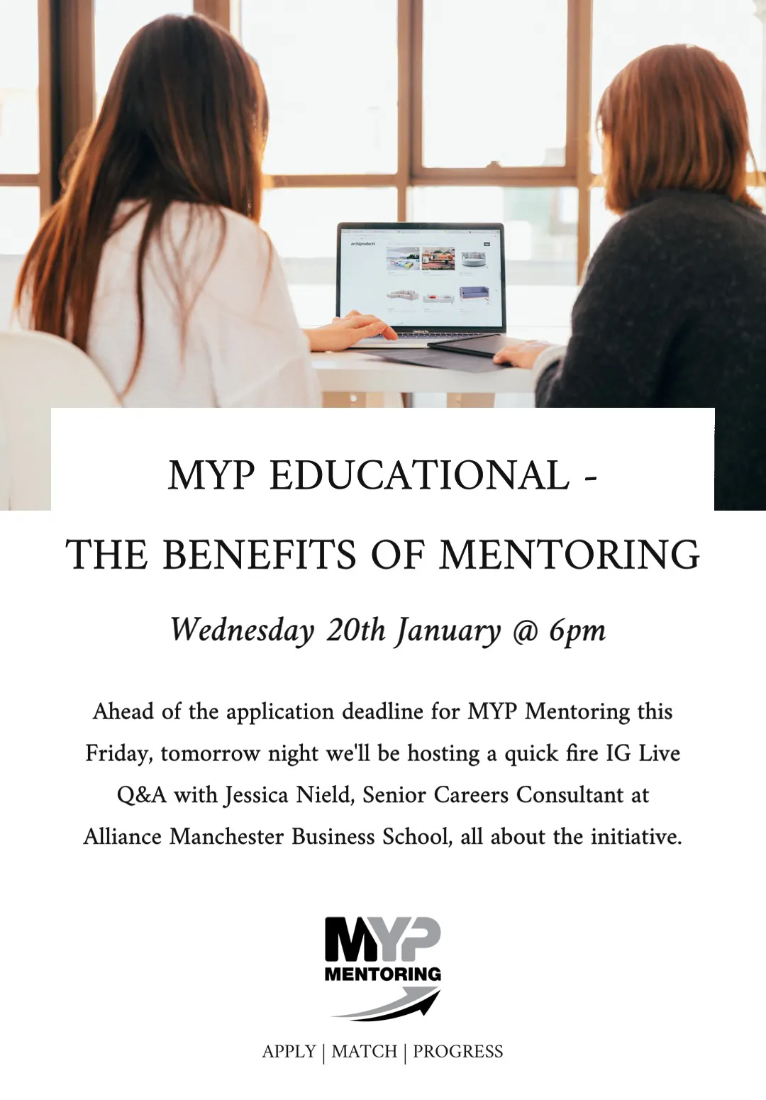 MYP Educational - IG Live - The benefits of Mentoring at Instagram ...