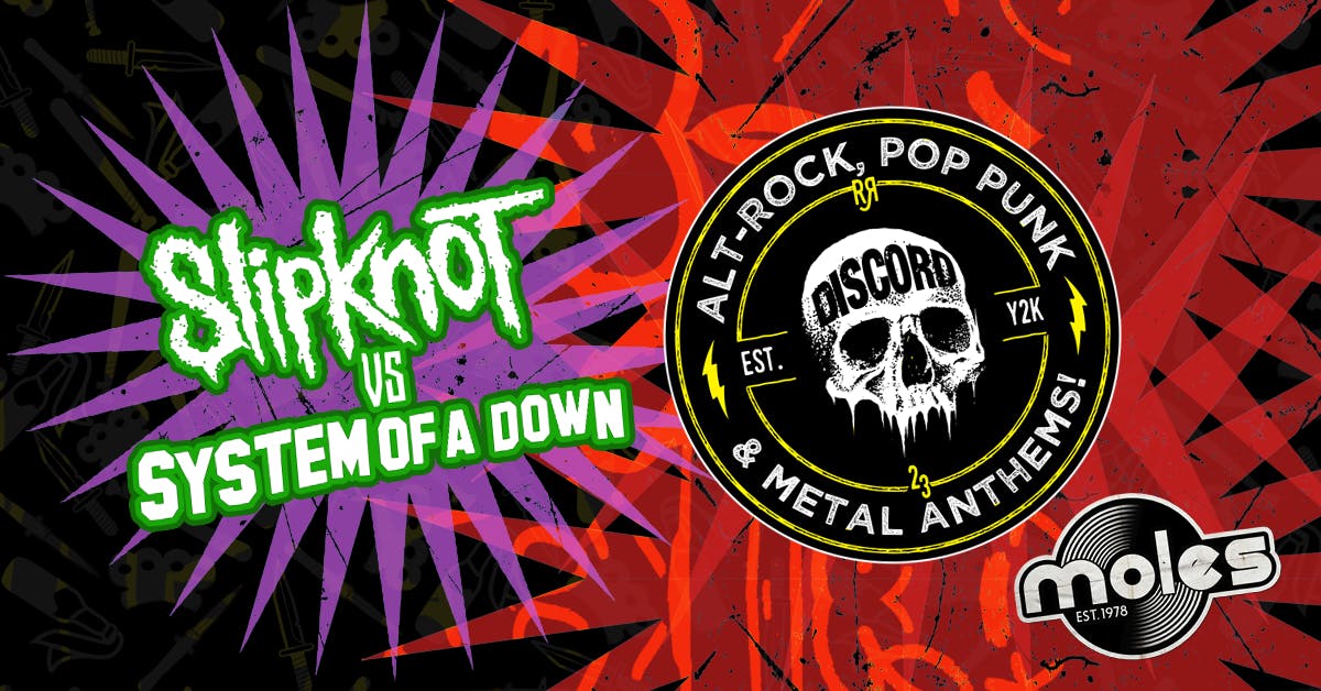 DISCORD - Slipknot vs System of a Down! at Moles, Bath on 10th Nov 2021 ...