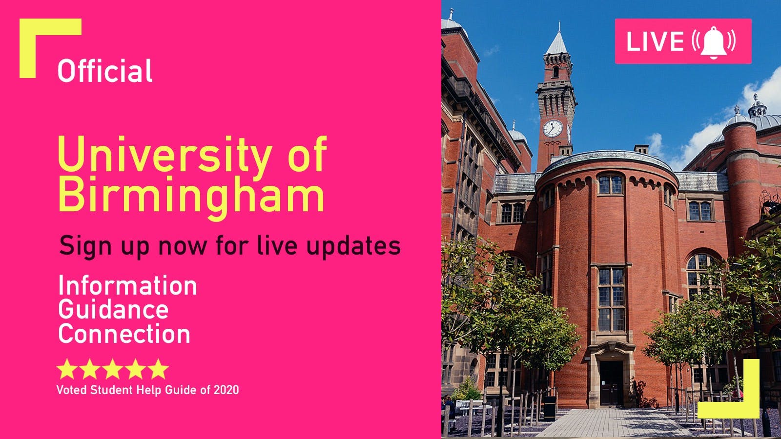 Birmingham Freshers Week 2022 - Free Pre-Sale Registration at Multiple ...