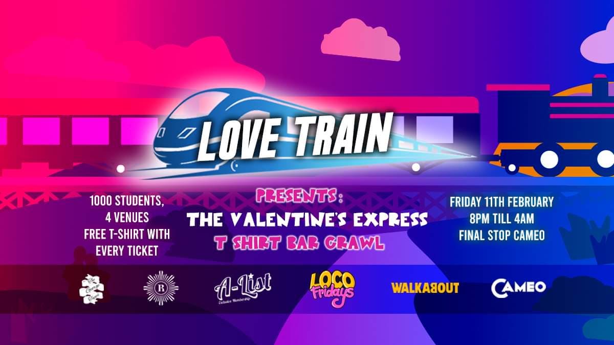 LoveTrain 2022 - The Valentine's Express 💕 at George Tapps, Vodka ...