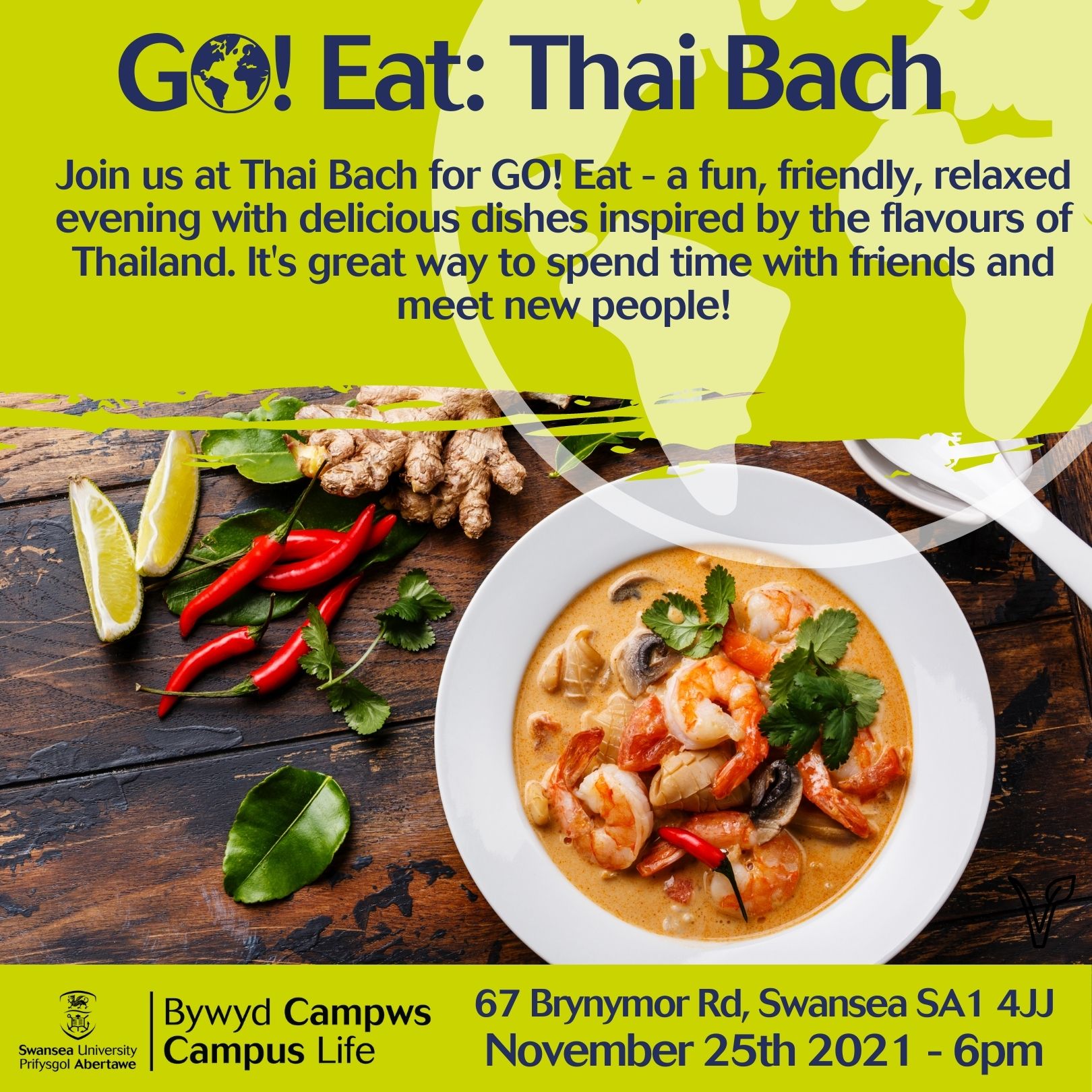 GO! Eat - Thai Bach at Thai Bach Restaurant, Swansea on 25th Nov 2021 ...