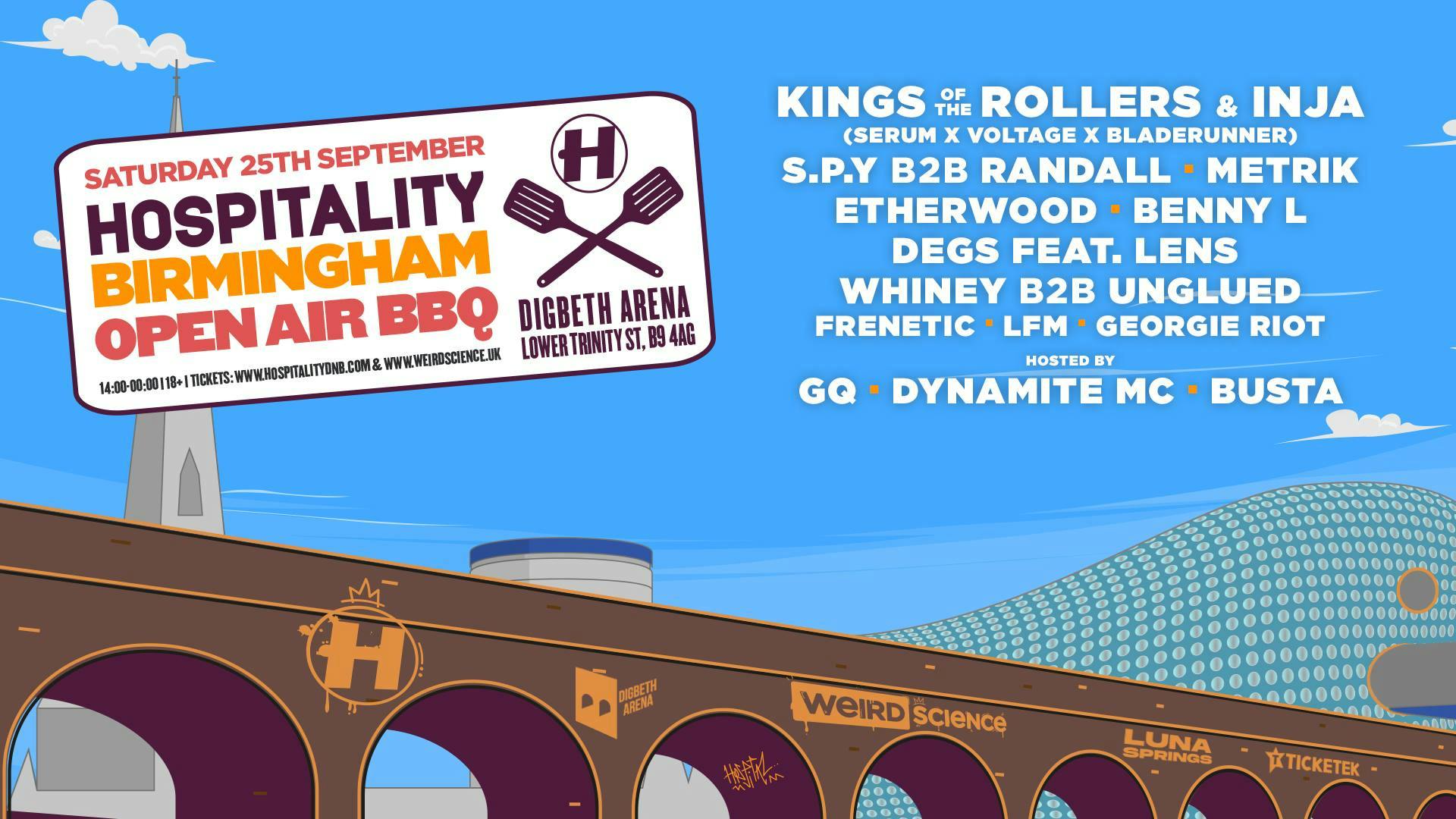 Hospitality Birmingham Open Air BBQ at Digbeth Arena, Birmingham on ...