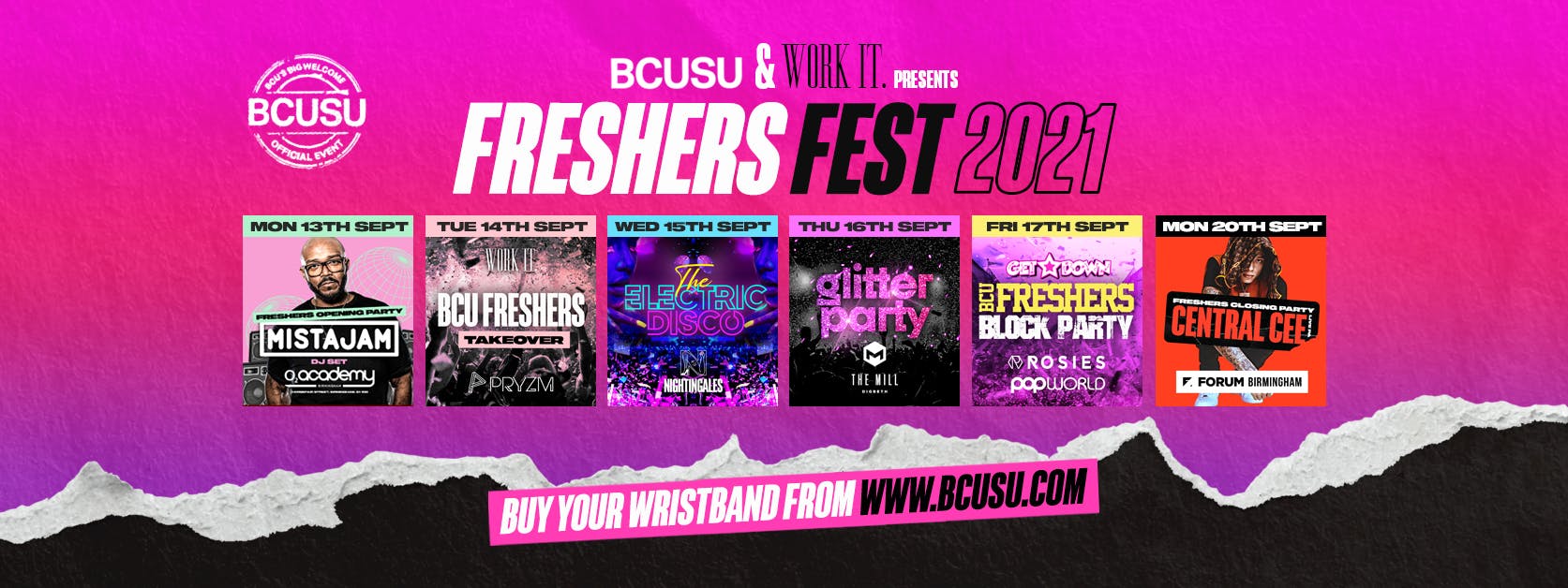 BCUSU Official Freshers Fest 2021 ⚠️ SELL OUT WARNING ⚠️ at Multiple ...
