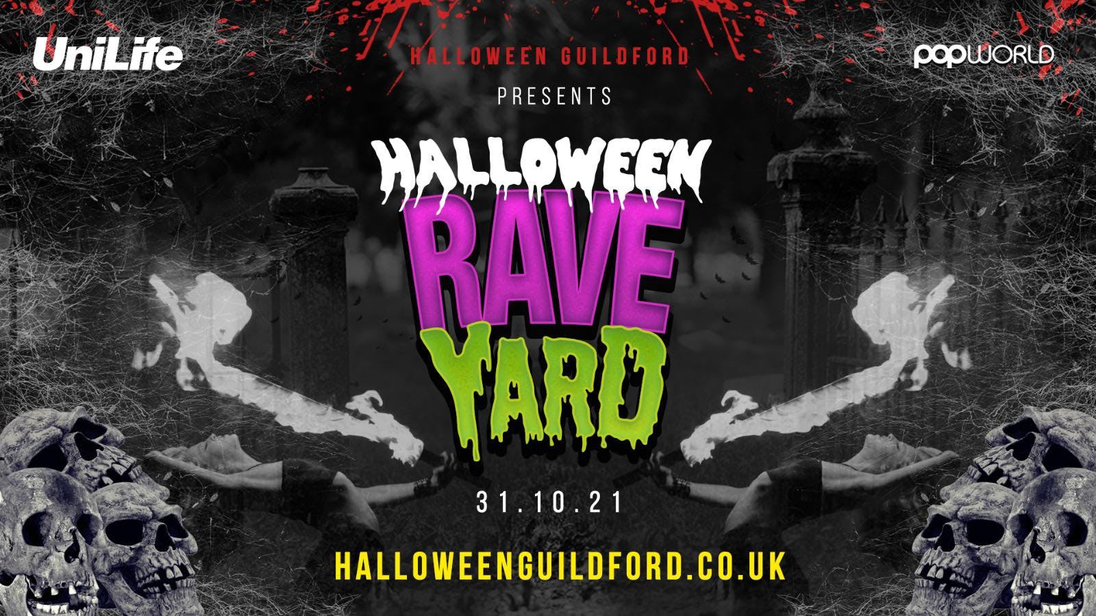 Surrey Halloween Rave Yard 2021 - LAST 15 TICKETS! at Popworld ...