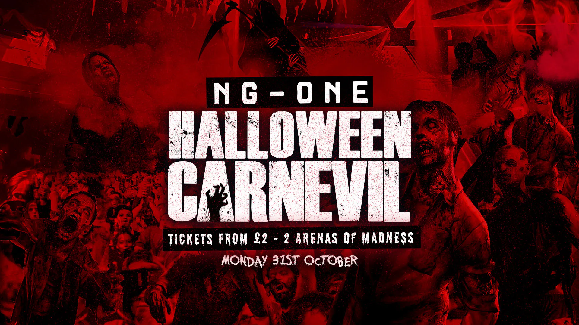 NG-One Halloween Carnevil - Monday 31st October [LAST 100 TICKETS] at ...