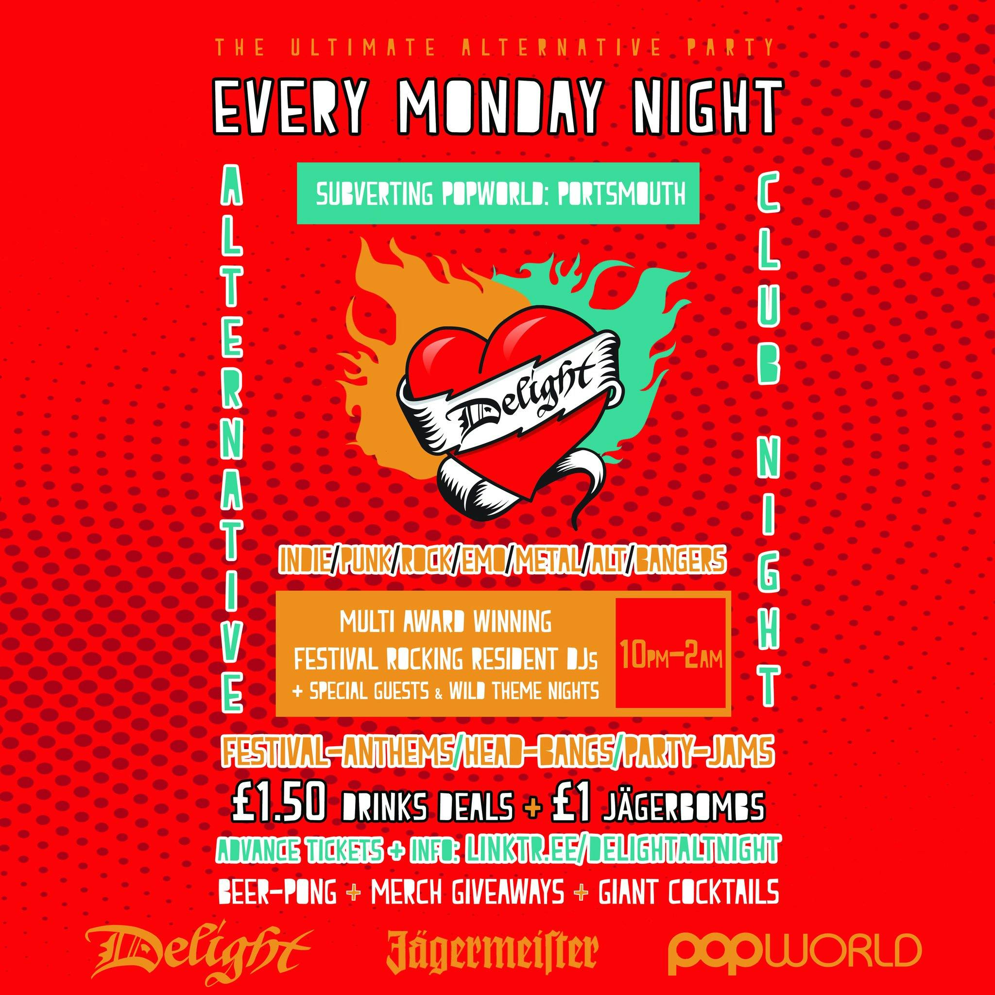 DELIGHT ALT NIGHT at Popworld Portsmouth, Portsmouth on 21st Nov 2022 ...