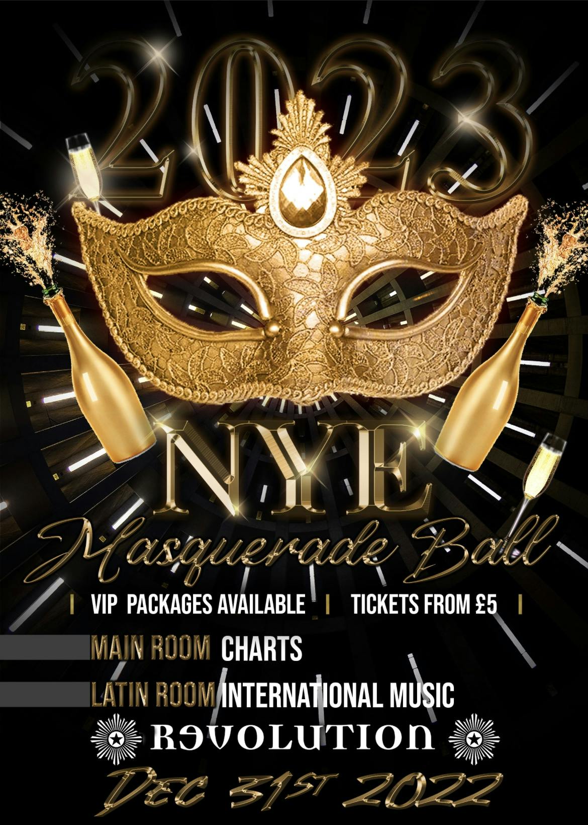 NEW YEARS EVE @ REVOLUTION at Revolution Bournemouth, Bournemouth on ...