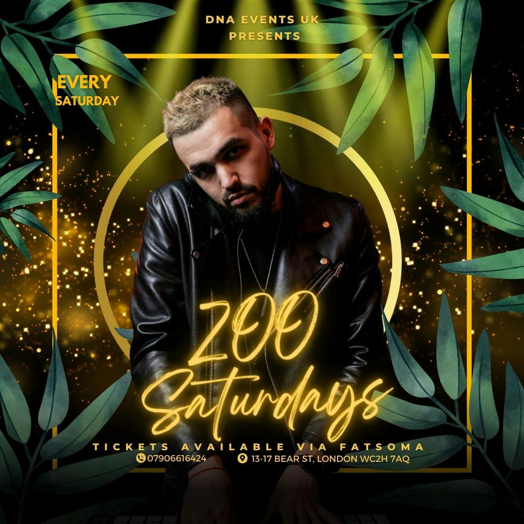 DNA Events UK Presents: Zoo Saturdays - Every Saturday 🦁 at Zoo Bar & Club, London on 21st Jan ...