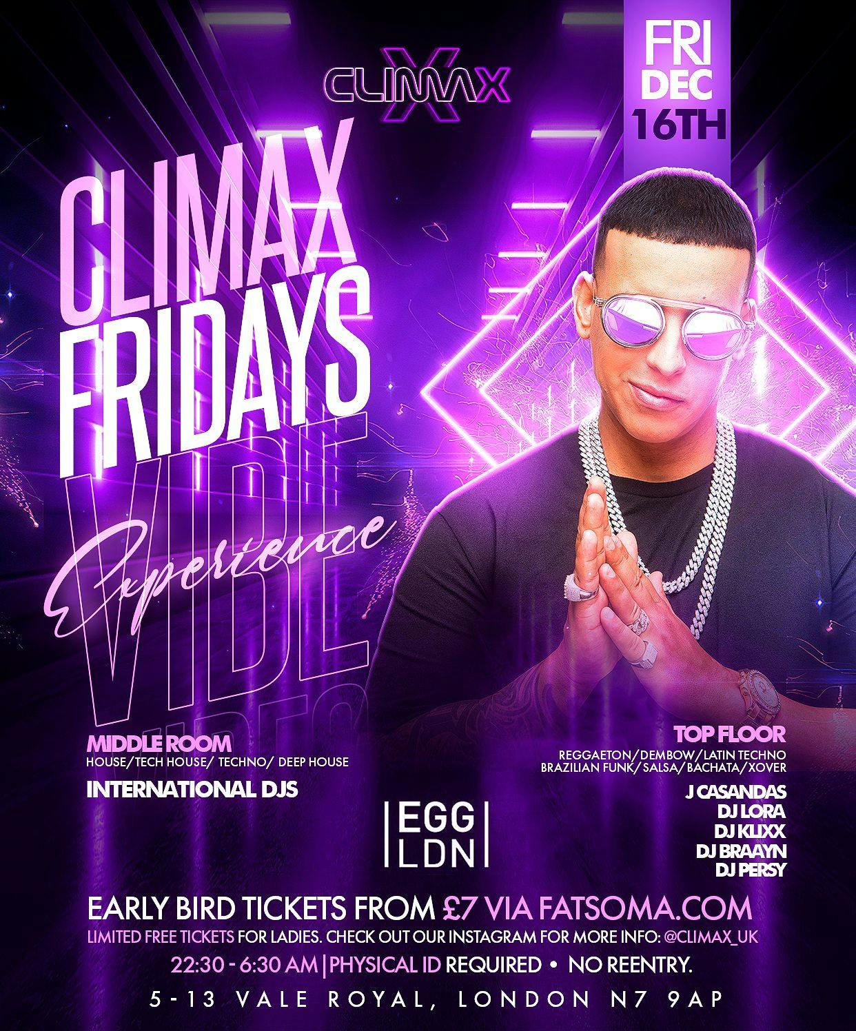 CLIMAX FRIDAY VIBES @ EGG LDN📍 at Egg London Nightclub, London on 16th ...