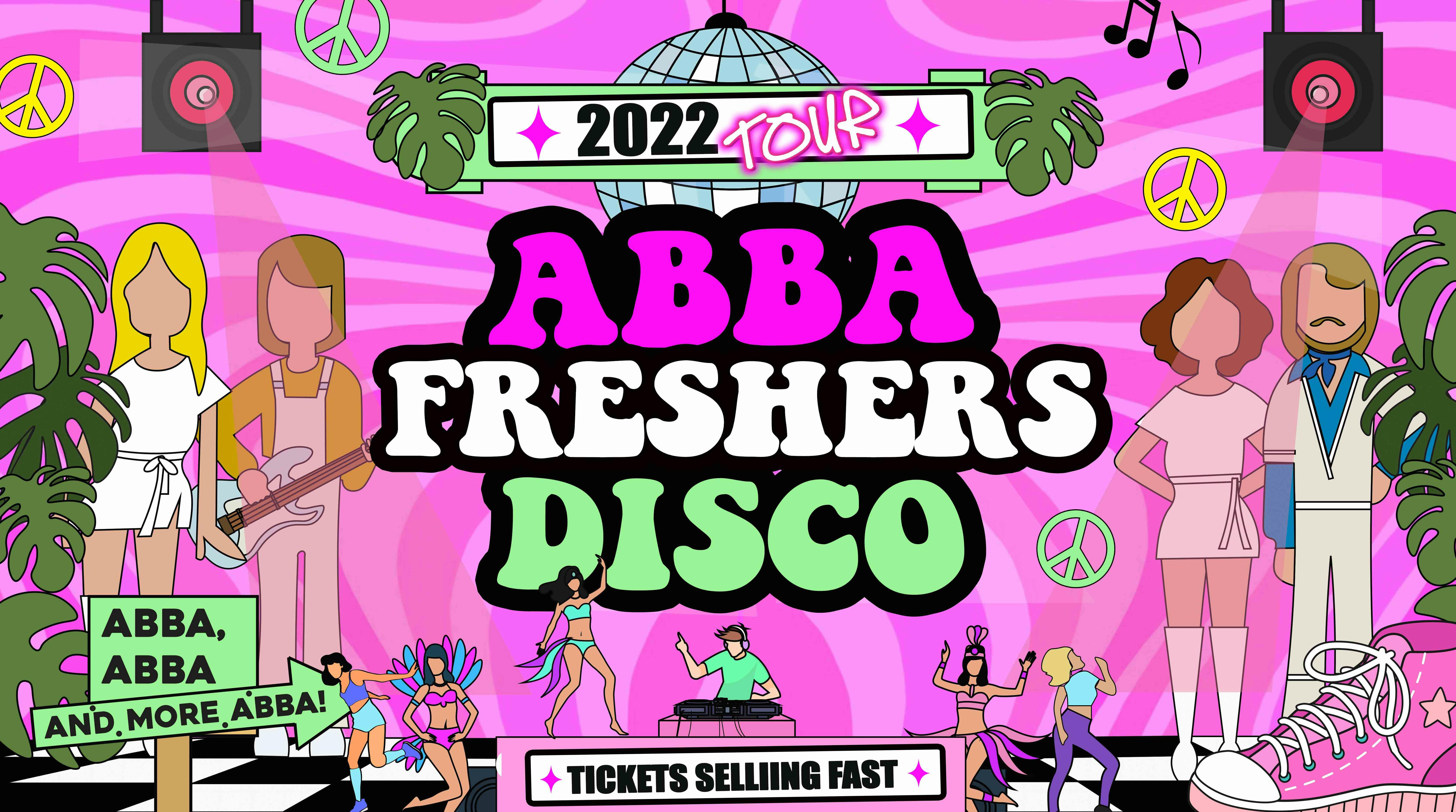 YORK - Abba Freshers Disco ☮️ ️ York Freshers Week 2022 at Kuda, York ...