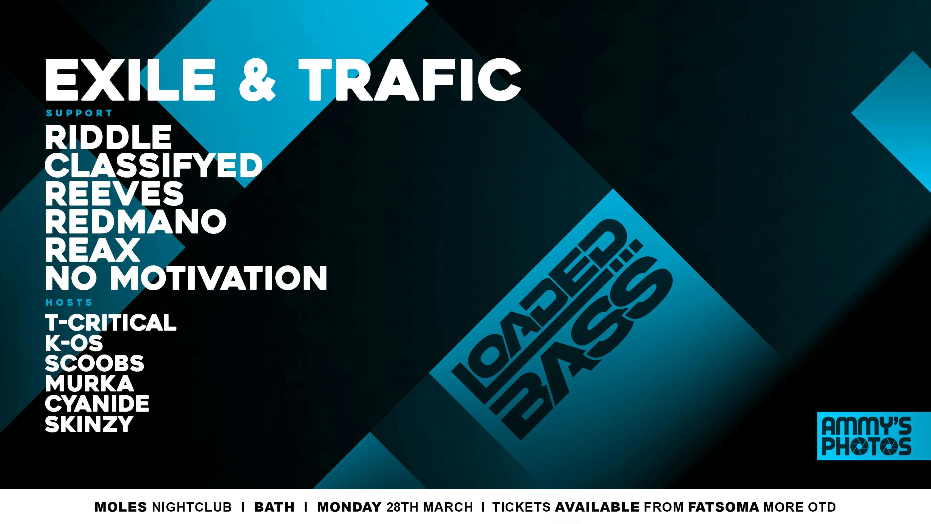 Loaded Bass @ Moles Nightclub, Bath at Moles, Bath on 28th Mar 2022 ...