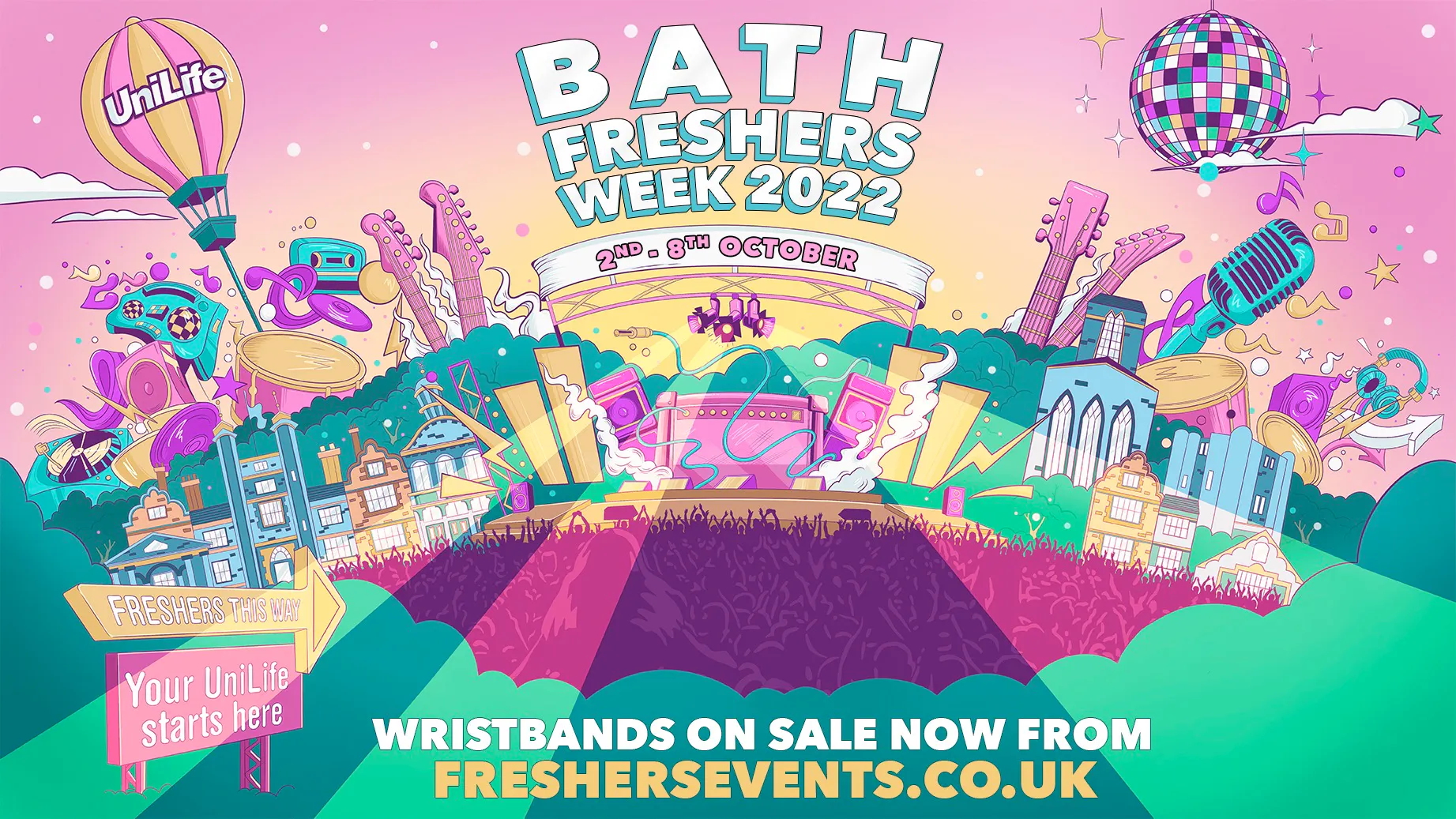 Bath Freshers Week 2022 | First 100 Wristbands only £10 at Multiple ...