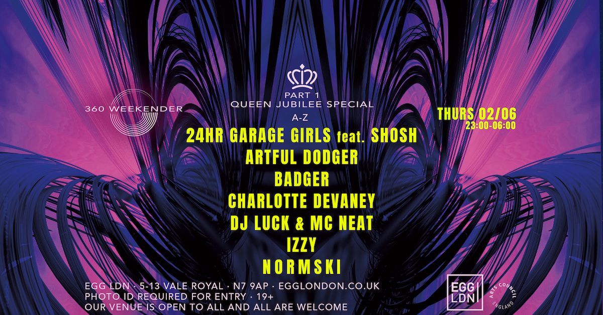 Egg Pres: 360 Weekender Part 1 - 24hr Garage Girls ft Shosh, Artful ...