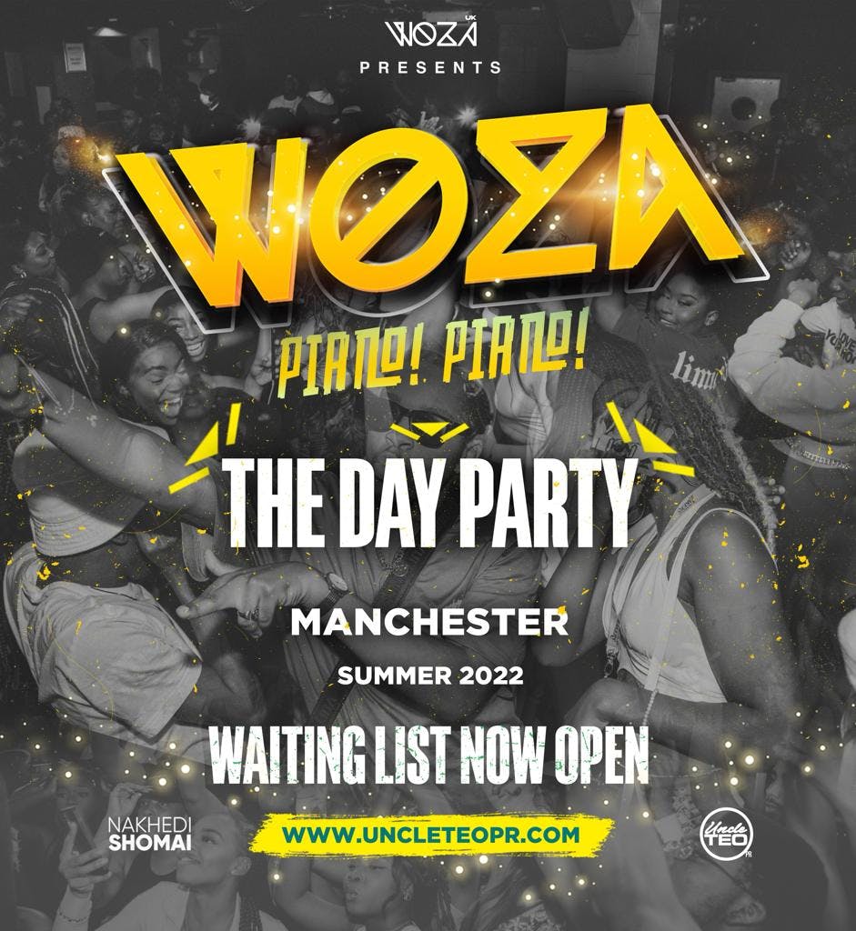 WOZA DAY PARTY : MANCHESTER WAITING LIST at Motto Nightclub, Leicester ...