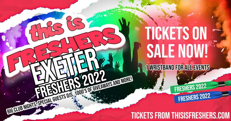 Exeter Freshers Wristband 2022 - The Official Freshers Pass | The ...