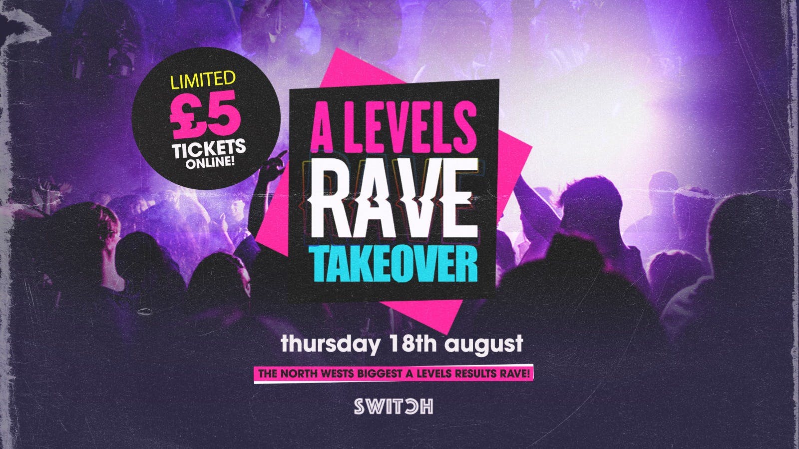 A Level Results Takeover | Prestons Biggest A LEVELS RAVE at Switch at ...